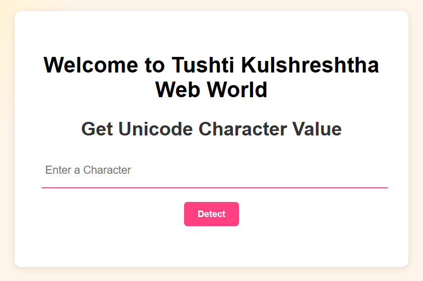 Tushti Kulshreshtha - Portfolio
